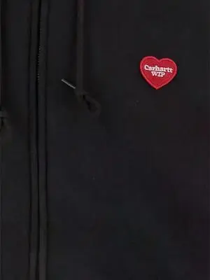 Carhartt Work In Progress Heart-logo Zip-up Hoodie