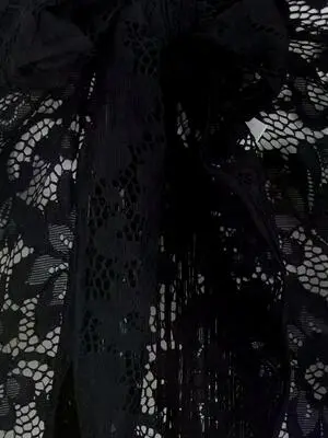 VENUJA Lace Fringed Midi Skirt