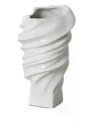 ROSENTHAL Squall Swirl-design Vase - White