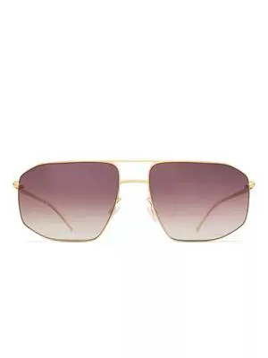 Mykita Santeri Geometric-frame Sunglasses - Gold