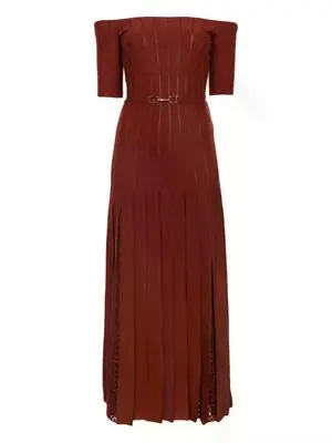Gabriela Hearst Silk-blend Dress - Brown
