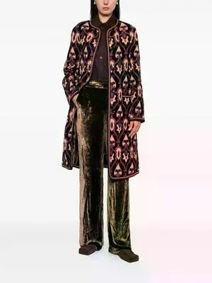 Etro Paisley-pattern Reversible Coat - Blue