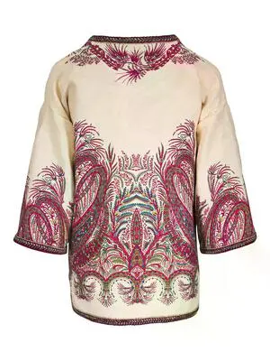 Etro Paisley-patterned Jacket - Neutrals