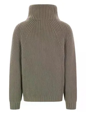 META CAMPANIA COLLECTIVE High-neck Ribbed-knit Sweater