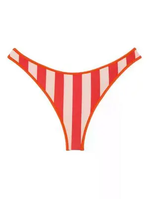 Sunnei Reversible Striped Bikini Bottoms - Orange