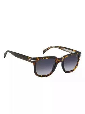 DB EYEWEAR BY DAVID BECKHAM Tortoiseshell Square Sunglasses