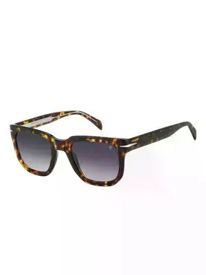 DB EYEWEAR BY DAVID BECKHAM Tortoiseshell Square Sunglasses