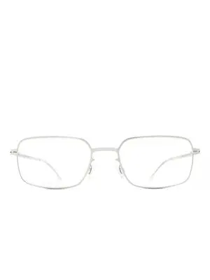 Mykita Saul Square-frame Glasses - Silver