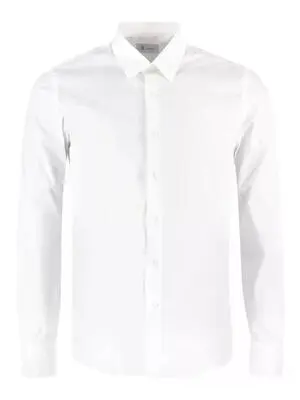 THE (ALPHABET) Cotton Shirt - White