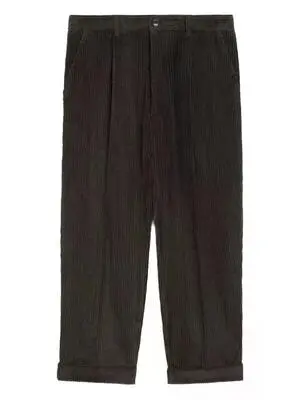 AMI Paris Pleated Cuffed Trousers