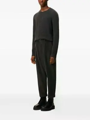 AMI Paris Pleated Cuffed Trousers
