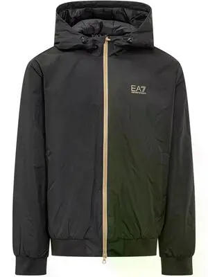 EA7 Logo-print Zip-up Jacket