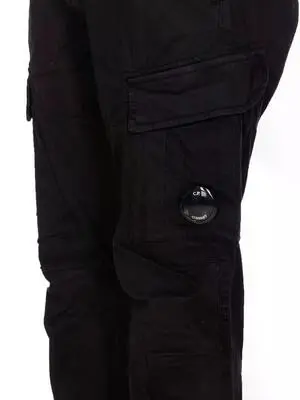 C.P. COMPANY Cotton Cargo Trousers - Black