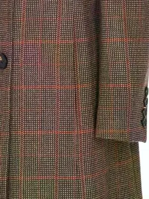 Chloé Prince Of Wales-check Wool Coat