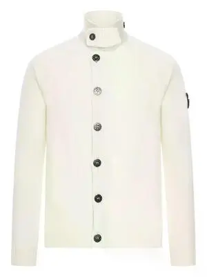 Stone Island Stand-up Collar Cardigan