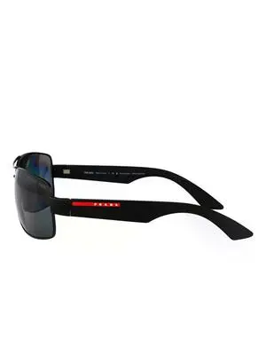 Prada Metal Rectangle Sunglasses