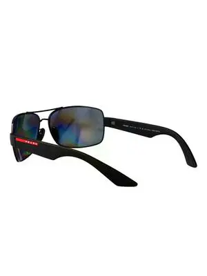 Prada Metal Rectangle Sunglasses