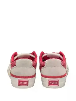 Amiri Bandana Skate Paisley-print Trainers - Red