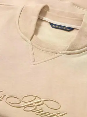 Brooks Brothers Logo-embroidered Crewneck Sweatshirt