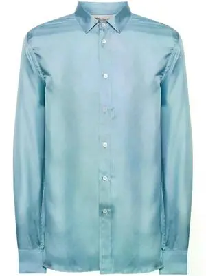 MODES Lightweight Silk Shirt - Blue