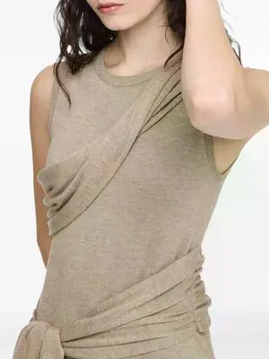 JW Anderson Sleeveless Midi Dress - Neutrals