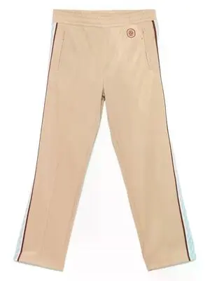 Drole De Monsieur Side-stripe Track Pants - Neutrals