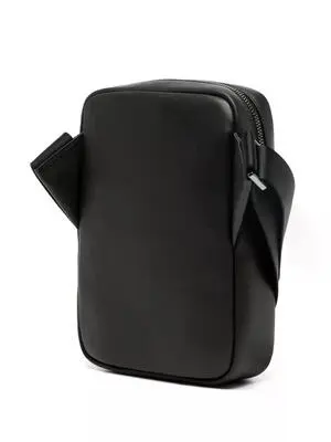 Lacoste Embossed-monogram Panelled Messenger Bag