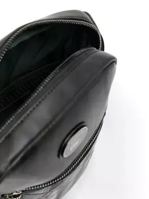 Lacoste Embossed-monogram Panelled Messenger Bag