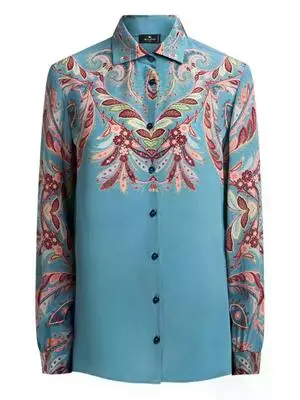 Etro Paisley-print Silk Shirt
