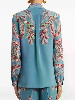 Etro Paisley-print Silk Shirt
