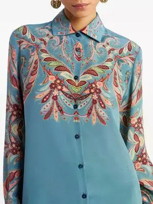 Etro Paisley-print Silk Shirt