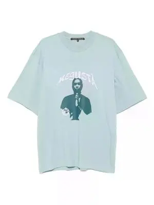 MEGUSTA Graphic-print T-shirt - Blue