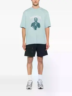 MEGUSTA Graphic-print T-shirt - Blue