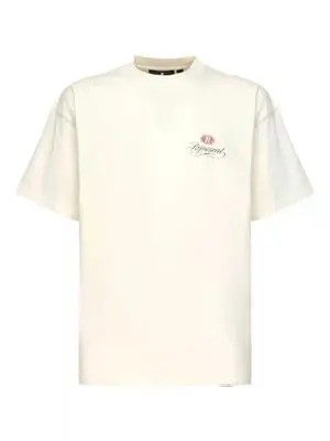 REPRESENT Logo-print T-shirt - Neutrals