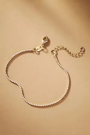 Shashi Micro Teeny Tennis Bracelet - Gold