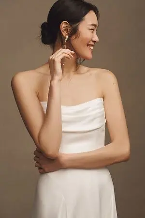 Jenny Yoo Lee Off-the-shoulder A-line Wedding Gown