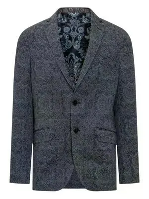 Etro Paisley Print Two-button Blazer