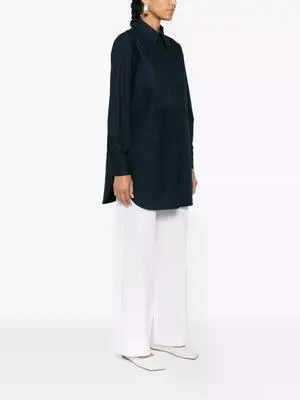 MODES Side-slit Poplin Shirt
