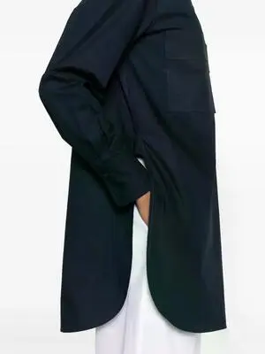 MODES Side-slit Poplin Shirt