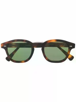 EPOS Tortoiseshell Round Frame Sunglasses - Brown