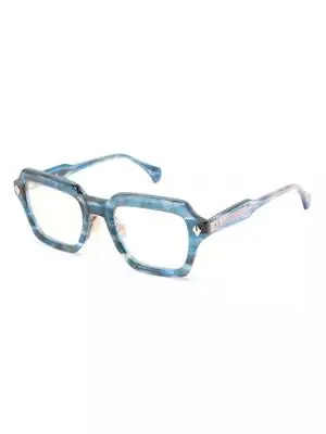 T HENRI EYEWEAR Continental Square-frame Glasses