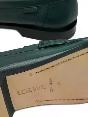 Loewe Campo Leather Penny Loafers
