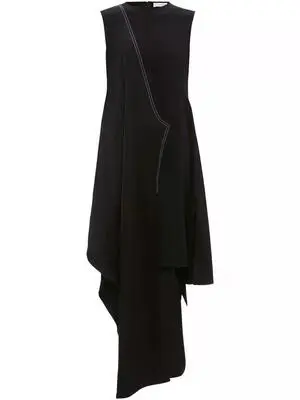 JW Anderson Sleeveless Asymmetric Dress - Black