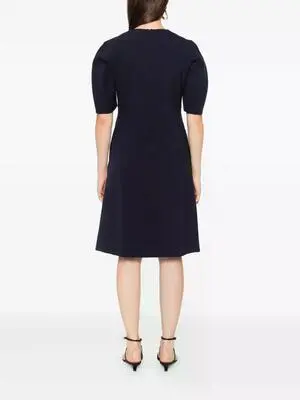 Peserico Puff-sleeve Midi Dress