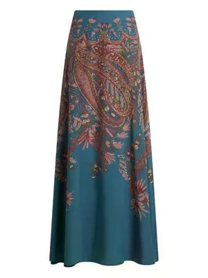 Etro Paisley-print Maxi Skirt