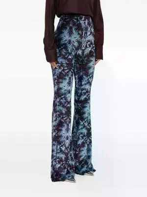 Etro Abstract-pattern Trousers - Blue