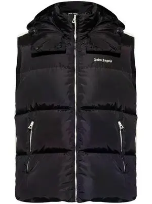 Palm Angels Padded Sleeveless Jacket - Black
