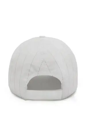 1989 STUDIO Striped Logo-patch Cotton Cap