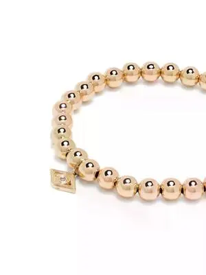 SYDNEY EVAN 14kt Yellow Evil Eye Diamond Charm Bracelet