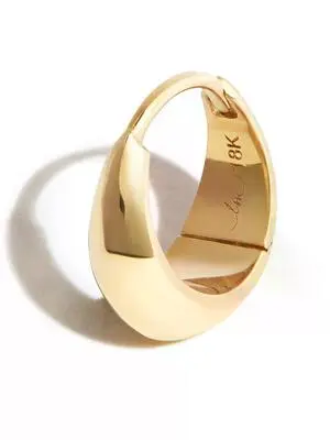 Lizzie Mandler 18kt Yellow Crescent Hoop Earring - Gold